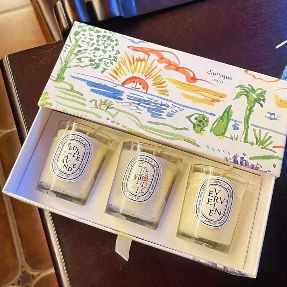 Diptyque Summer Limited Scented Candle Gift Box 70g * 3 | Shopee Malaysia