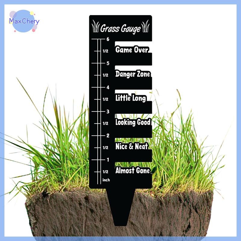 MCHY> Grass Gauge Ruler Wooden Outdoor Grass Trim Measurement Tool The ...