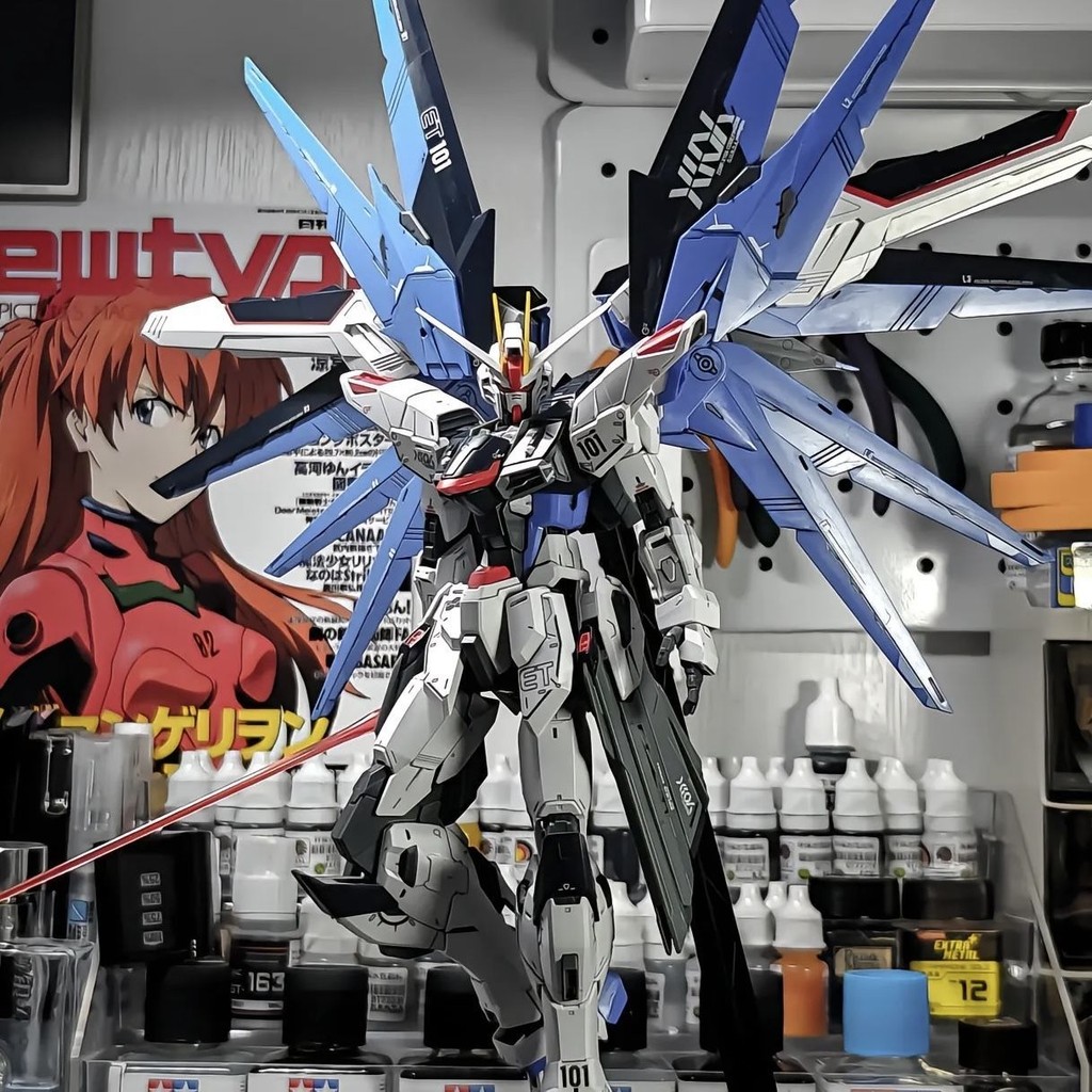 Lego Building Blocks Newborn Freedom HG Strike Freedom MG Mecha Model ...