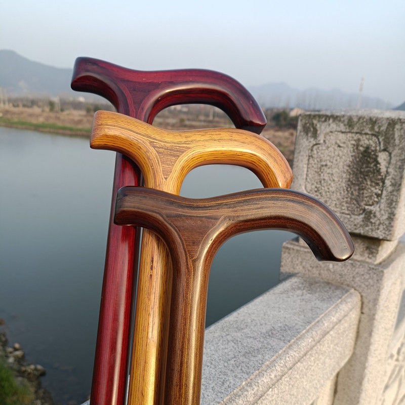 One-piece Walking Cane Elderly One-Piece Walking Cane Hand-Holding Anti ...