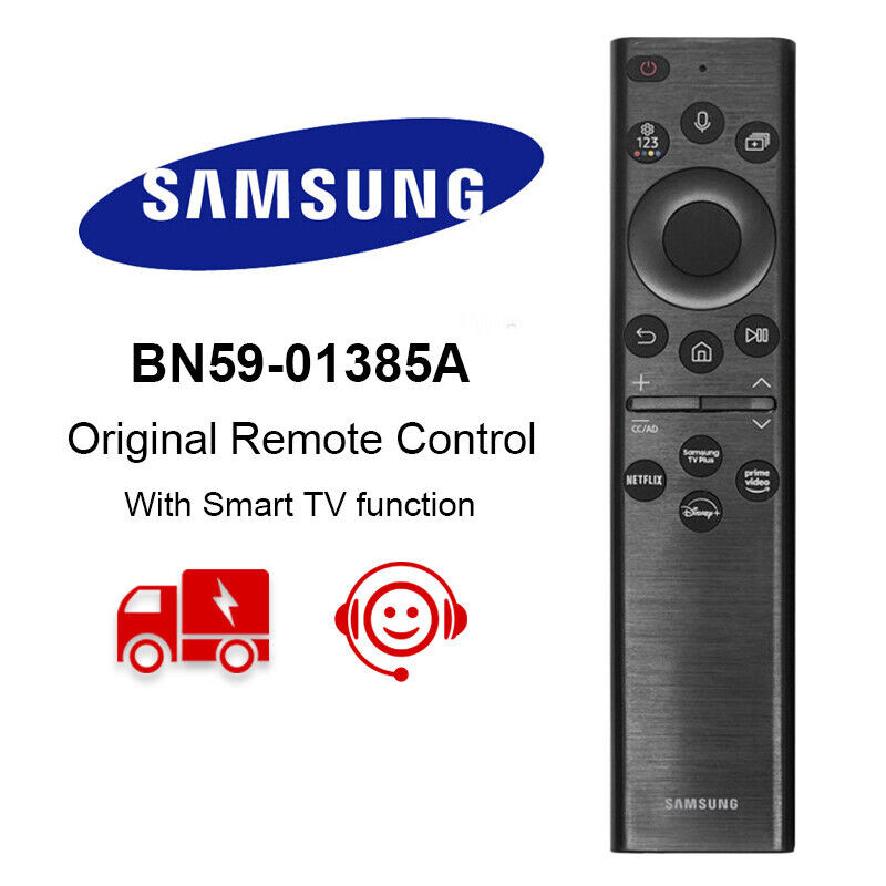 Original Samsung BN59-01385A Solar USB Rechargeable Voice Remote QLED ...