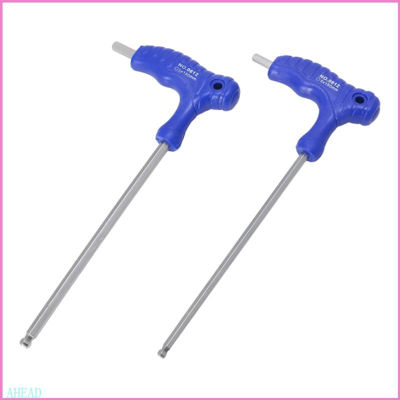 Ahead H5 H6 5mm 6mm T-Handle Allen for Key Tip Hex Hexagon Wrench ...