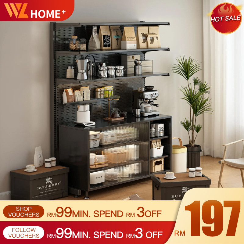 Rak Dapur Kitchen Organizer Microwave Oven Rack Pegboard Organizer Rack ...