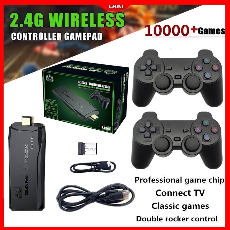 Classic video game console wireless retro emulator game 4k high ...