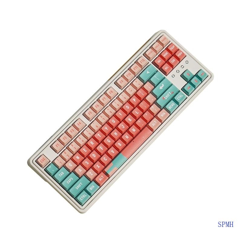 SUP Keycaps 132 PBT Heat Sublimation XDA Watermelon Theme Keycaps for ...