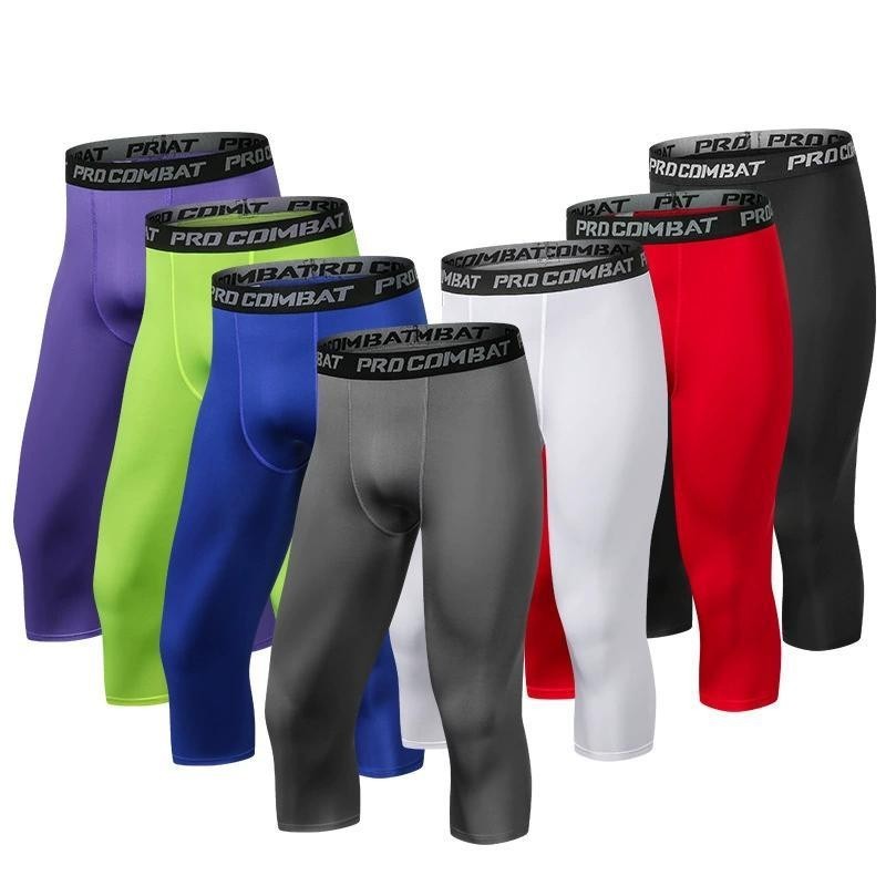 Sports and Fitness Pants Men's Capris Basketball Leggings Running ...