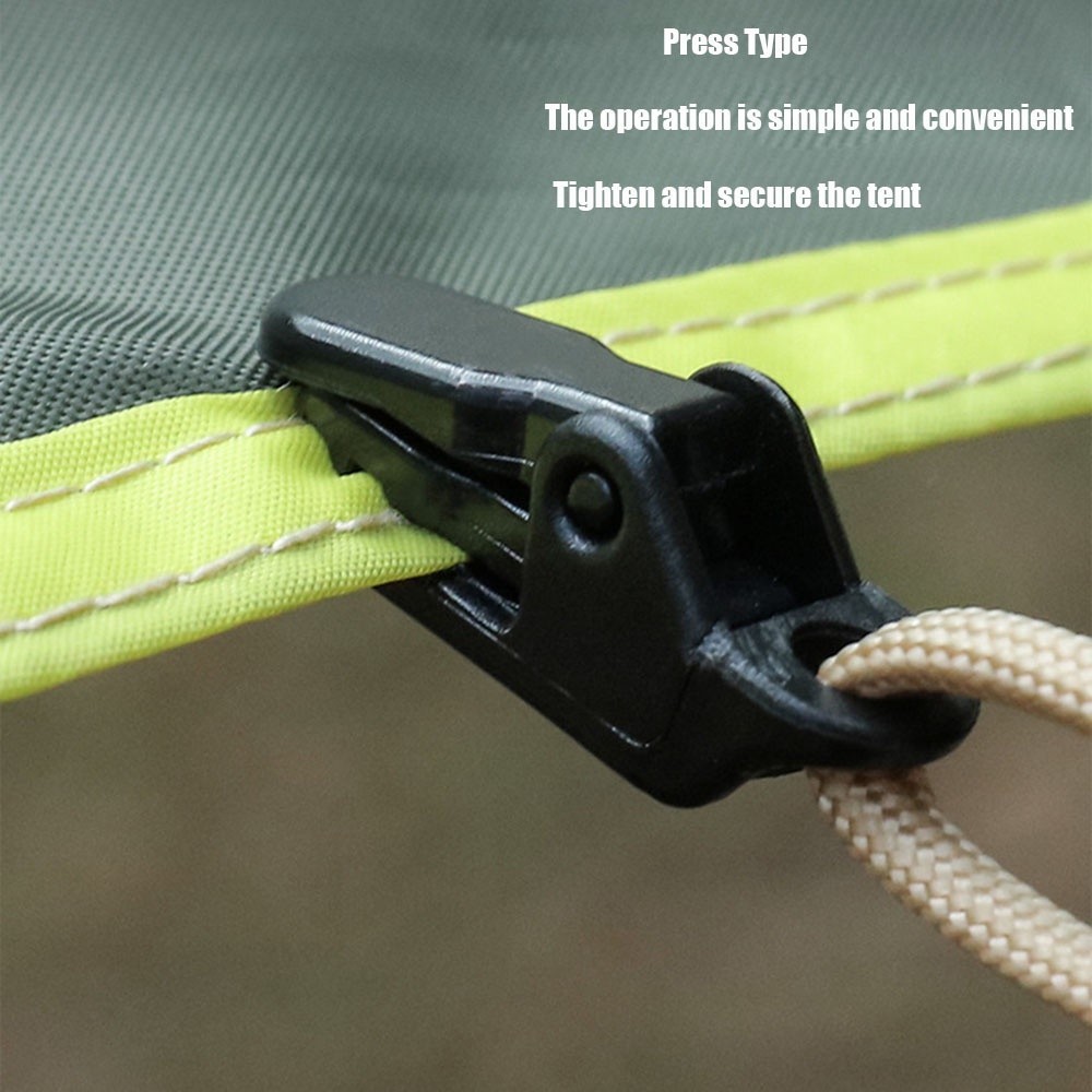 Camping Tent Tarp Mini Tarp Clip Clamp Flysheet Outdoor Alligator ...