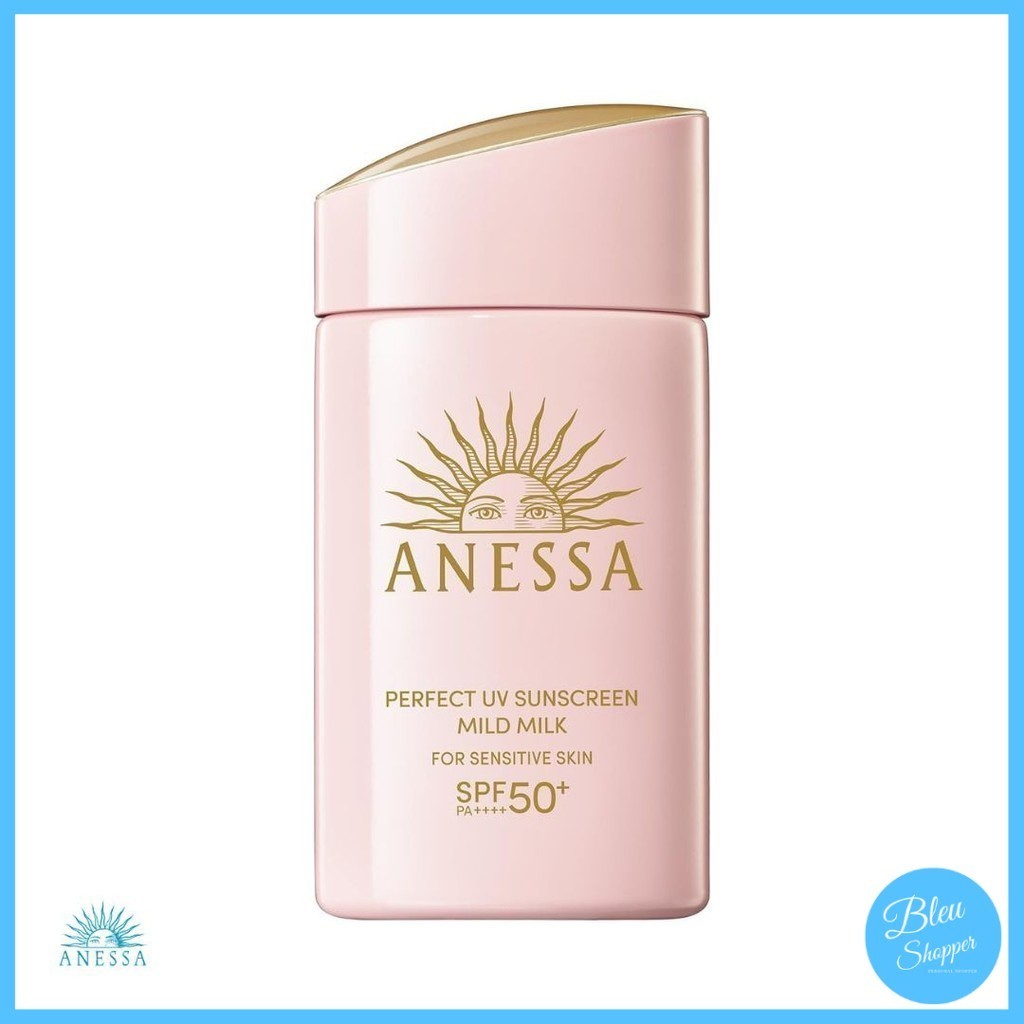 SHISEIDO ANESSA Perfect UV Sunscreen Mild Milk For Sensitive Skin SPF 50+ PA++++ [60ml] | Shopee ...