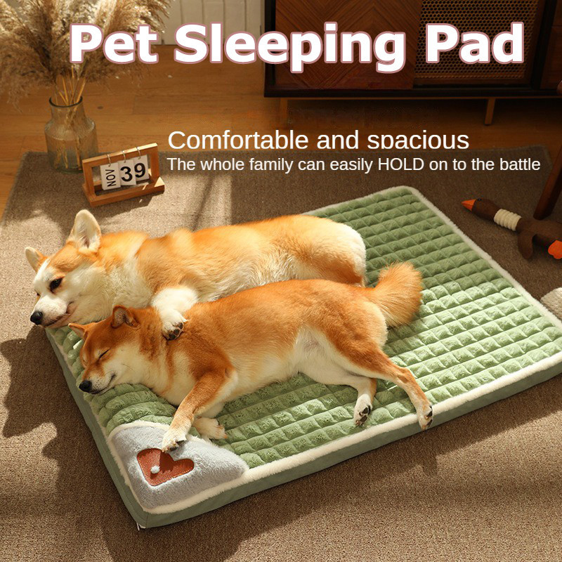 Dog Bed Dog Mats Sleeping Mats Pet Sleeping Pad Bed Washable Cotton Pad ...