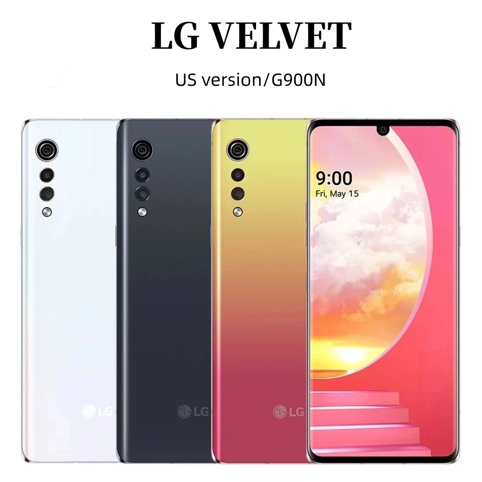 LG Velvet 5G [8GB RAM+128GB ROM] G900N G900TM G900VM Smart phone Ready ...