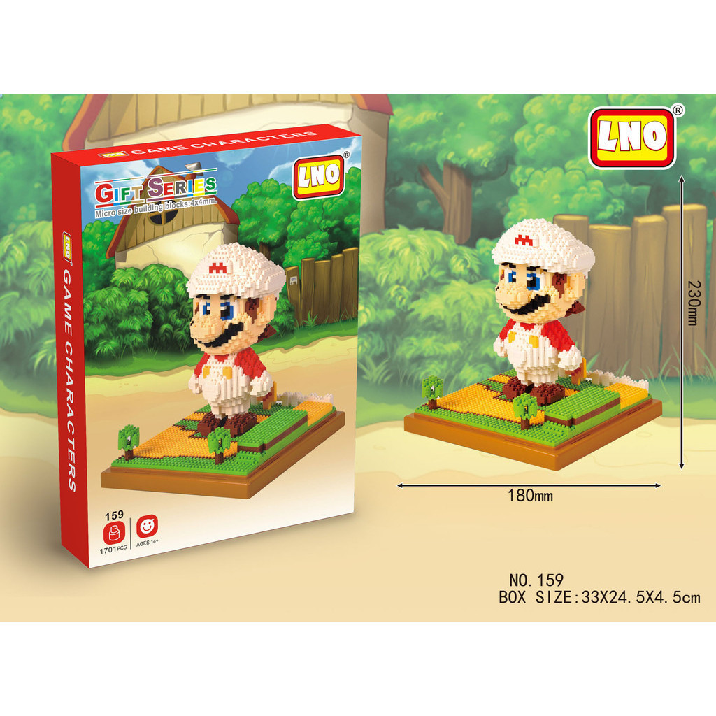 Cartoon Cartoon Building Blocks Yoshi Mary Pikachu Toy Children's Gift ...
