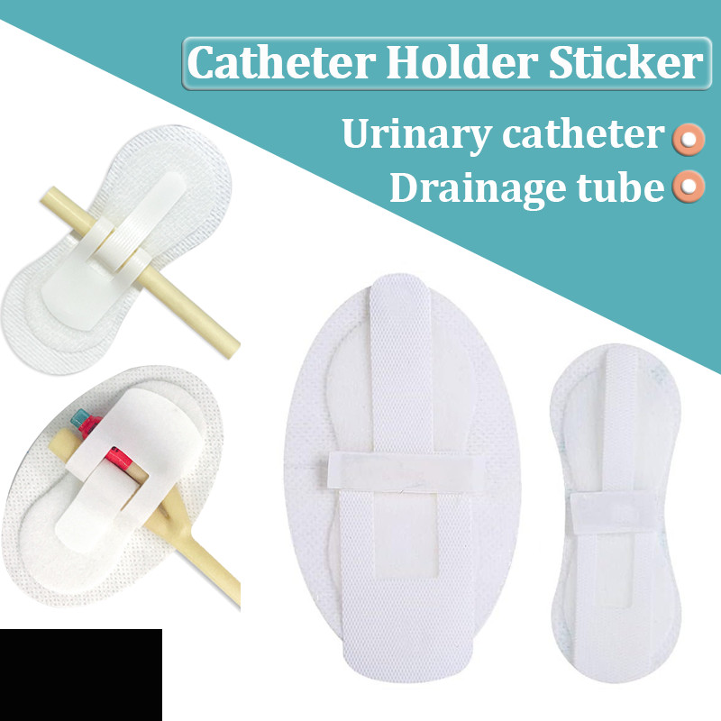 Drainage tube holder Urinary catheter stent Legband Fixation Stickers ...
