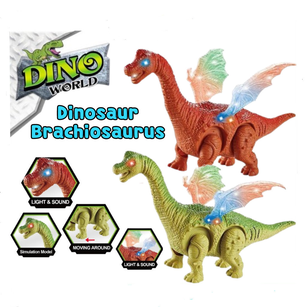 Ready Stock !!! Walking Electric Dinosaur With Light and Sound Dinosaur ...