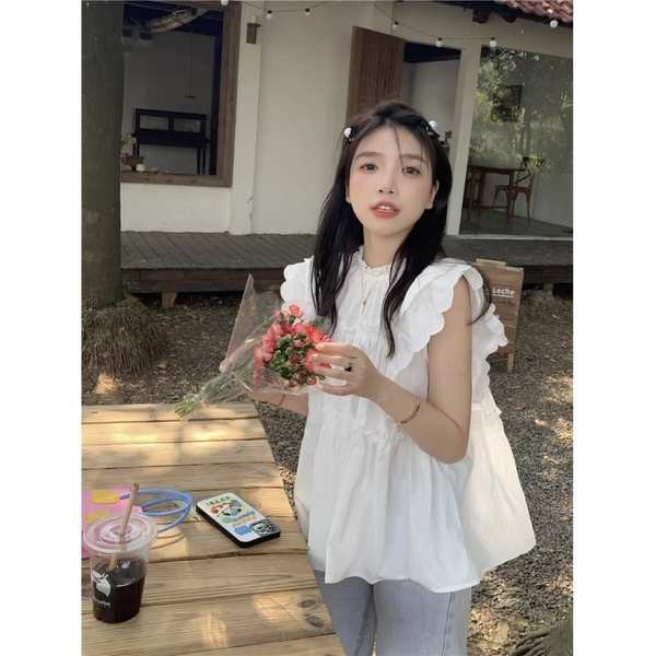 oufit korean style Reka bentuk industri berat lengan terbang fesyen ...