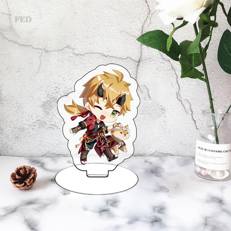 6cm Anime Genshin Impact Character CP Model Toys New Game Figure Gorou ...