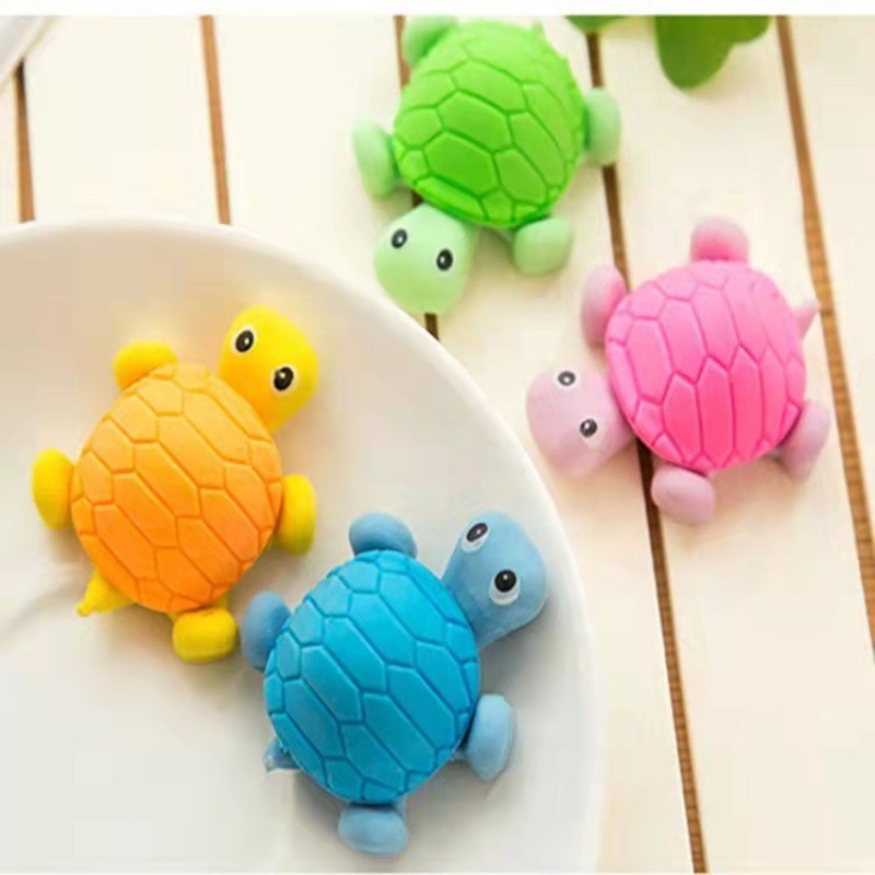 Turtle Eraser Cute Animal Eraser 4*5cm for School Desk | Shopee Malaysia