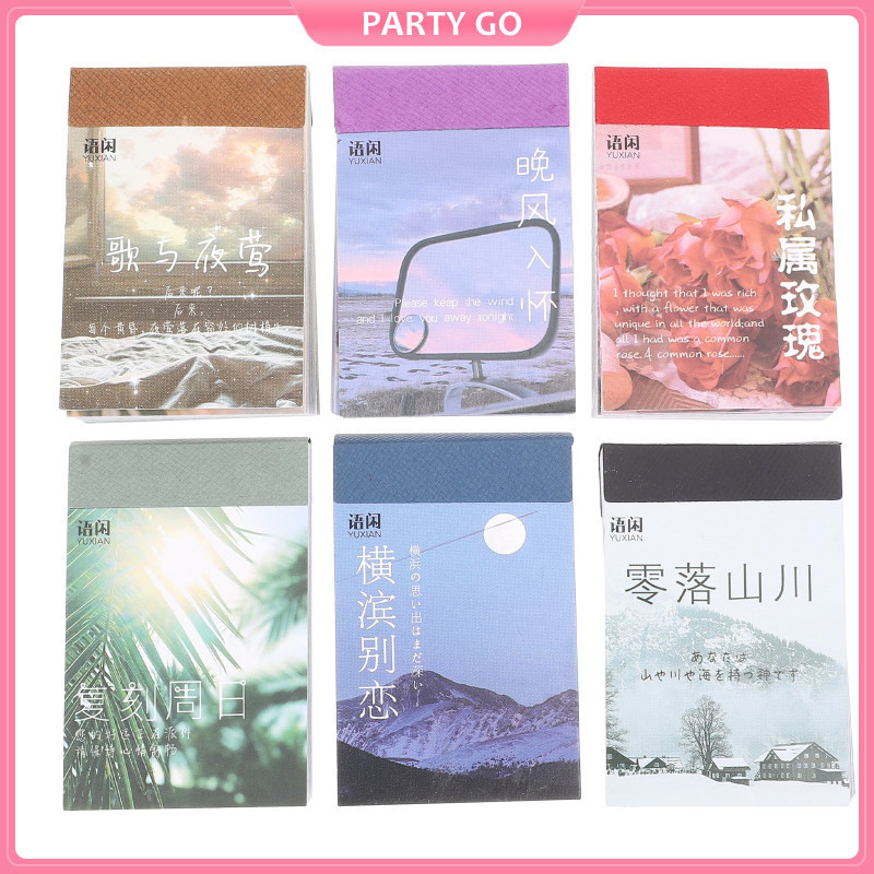 Pocket Sticker Book Labels Vintage Scrapbook Calendar Stickers Hand ...