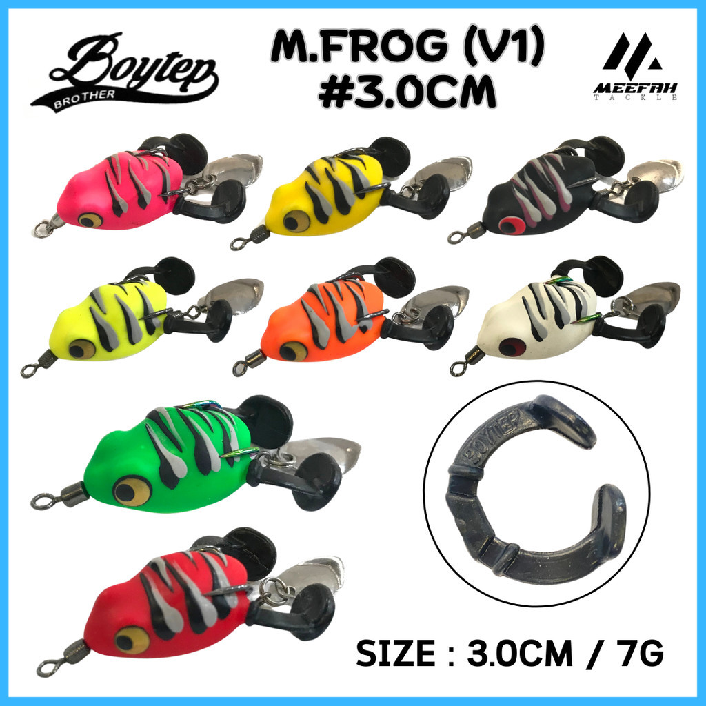 BOYTEP - M.FROG #3CM (V1) - Soft Lure Bait Jump Frog Katak | Shopee ...