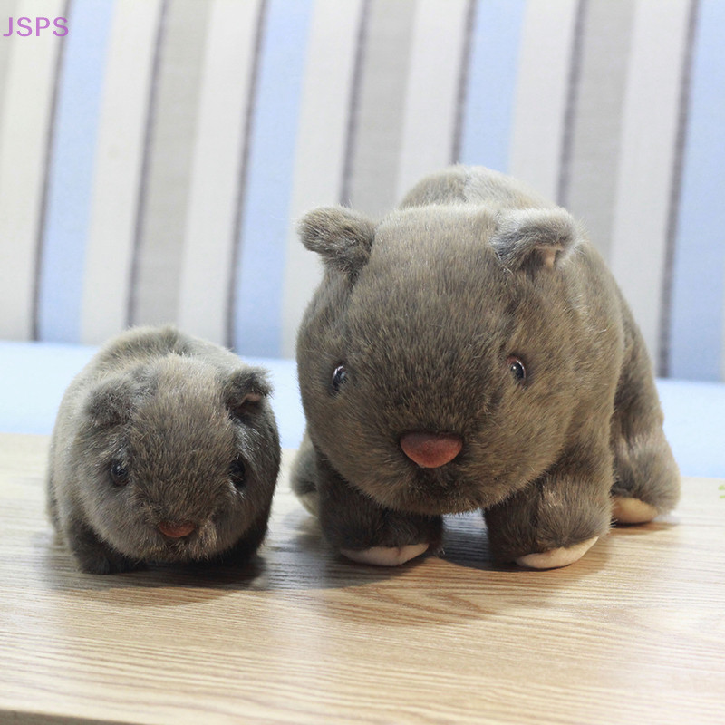 JSPS Cute Fur Guinea Pig Plush Capybara Animal Plush Doll Toys Soft ...