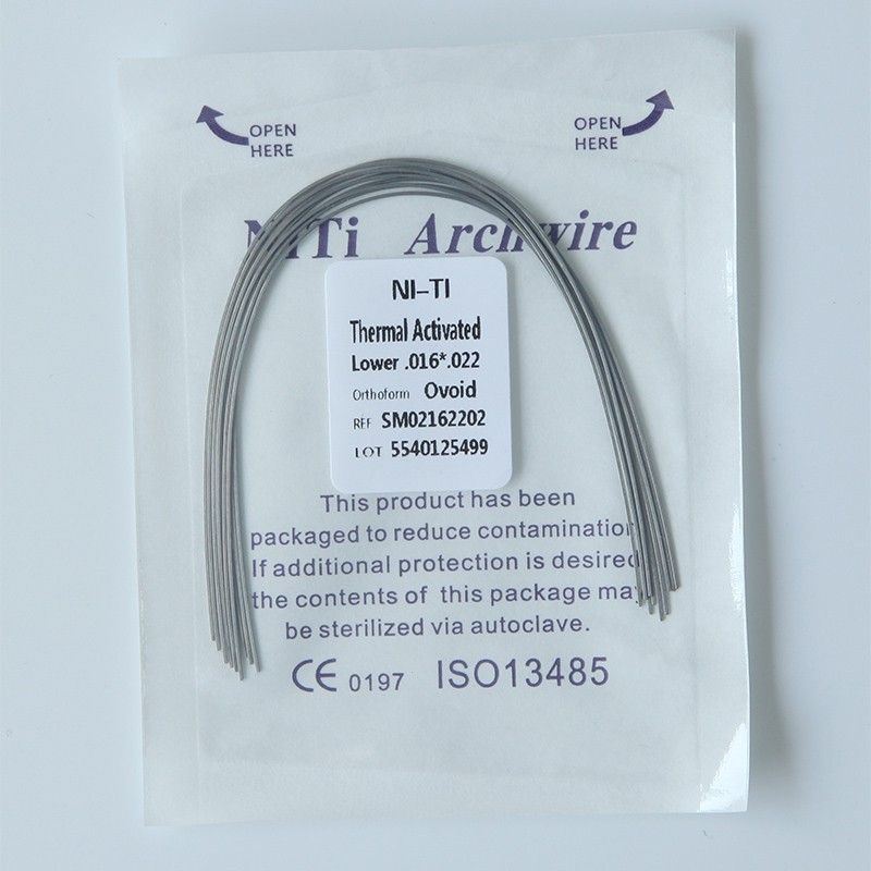 1pack/10pcs Dental Niti Thermal Activated Arch Wire Rectangular Heat Activated Wires | Shopee ...