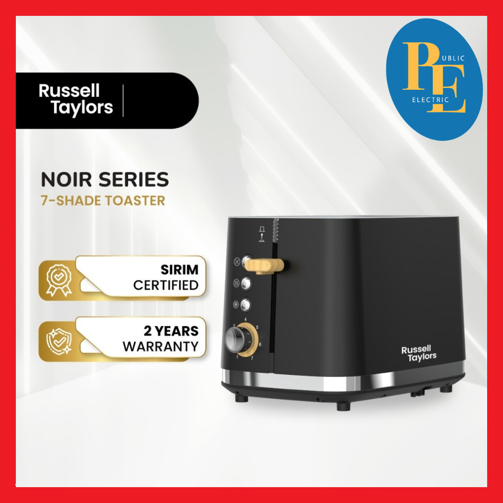 Russell Taylors Noir 7-Shade Stainless Steel Toaster RT30 | Shopee Malaysia