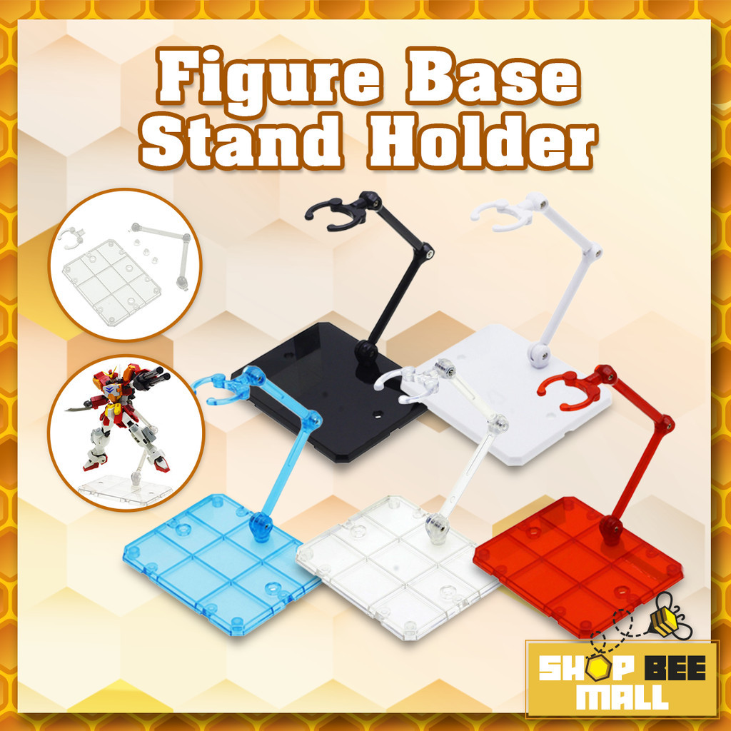 Display Model Figure Base Stand Holder SD/HG/RG Gundam Gunpla Base ...