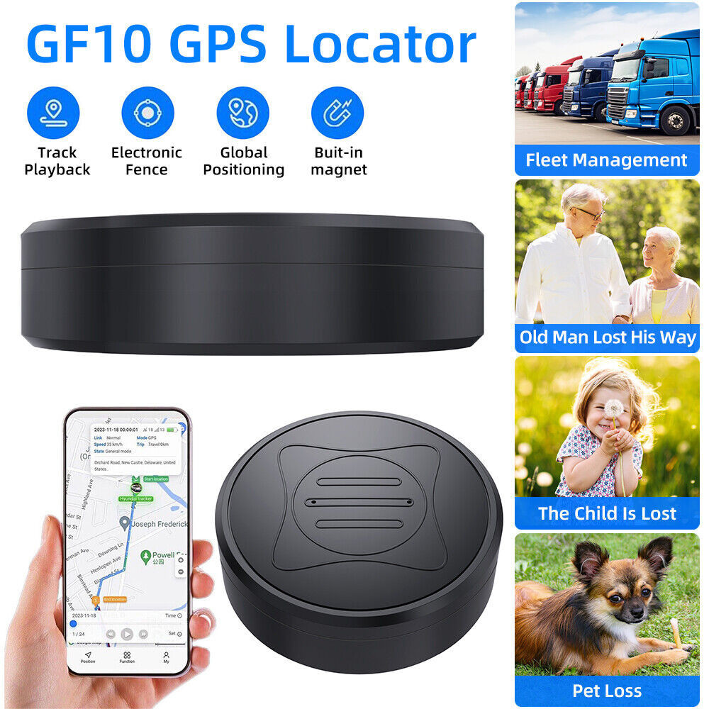 GF10 Mini GPS Tracker Magnetic Real-Time Locator Anti-Lost Device Pet ...