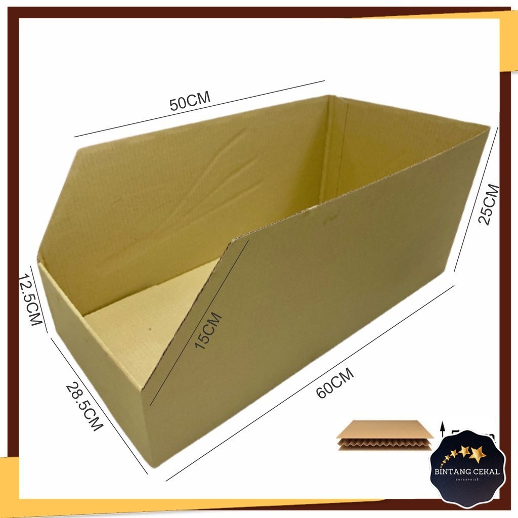 BC Racking Box Storage Box Organise Box - Kraft Paper Aflute 5mm ...