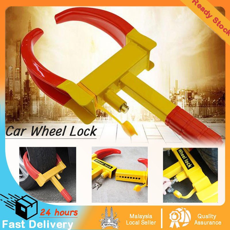 Universal Car Wheel Lock Anti-Theft Tyre Car Clamp Safety Tire Security ...