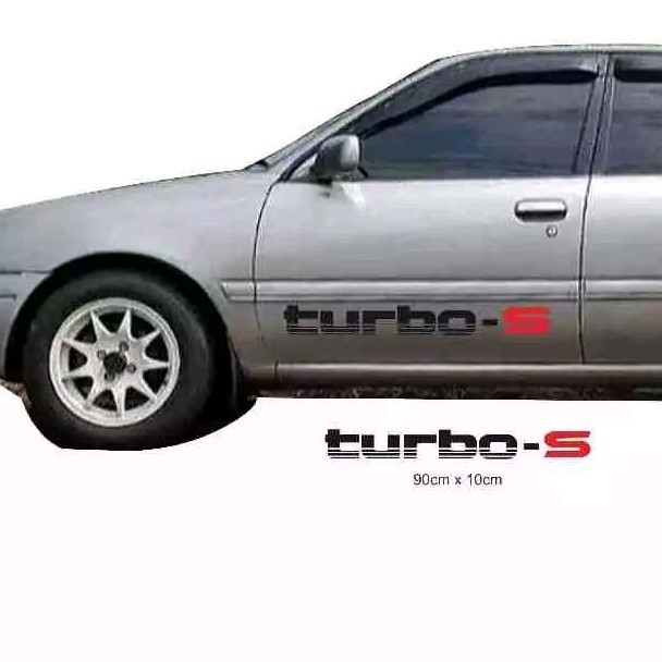 Sticker turbo-s starlet Cutting sticker | Shopee Malaysia