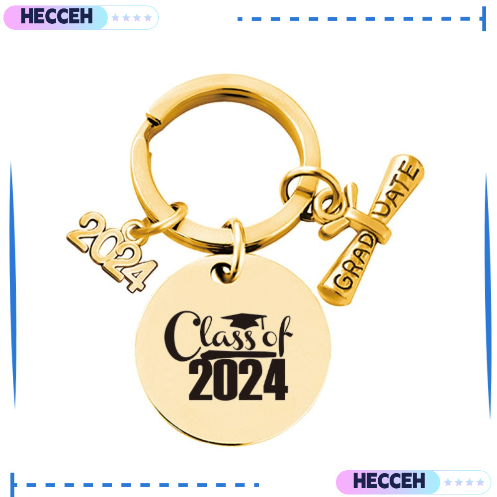 HECCEH1 Graduation Keychain, Commemoration 2024 Trinket Key Chain ...