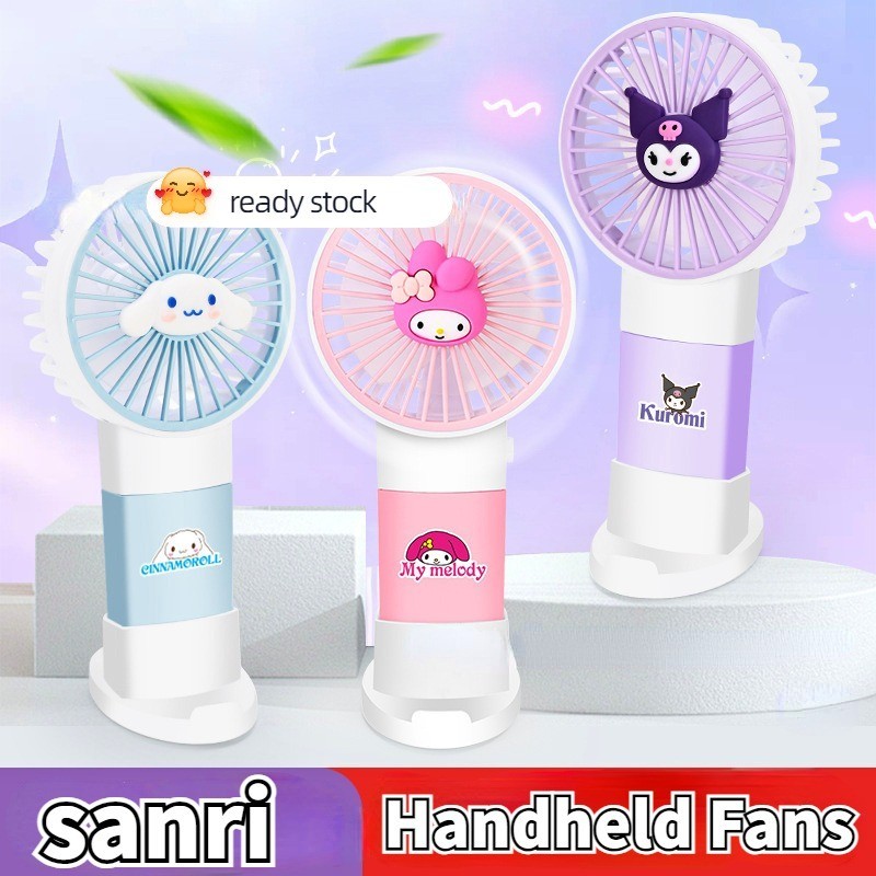 Sanrio Anime Summer Fan Kawaii Cinnamoroll Hello Kitty My Melody Kuromi ...