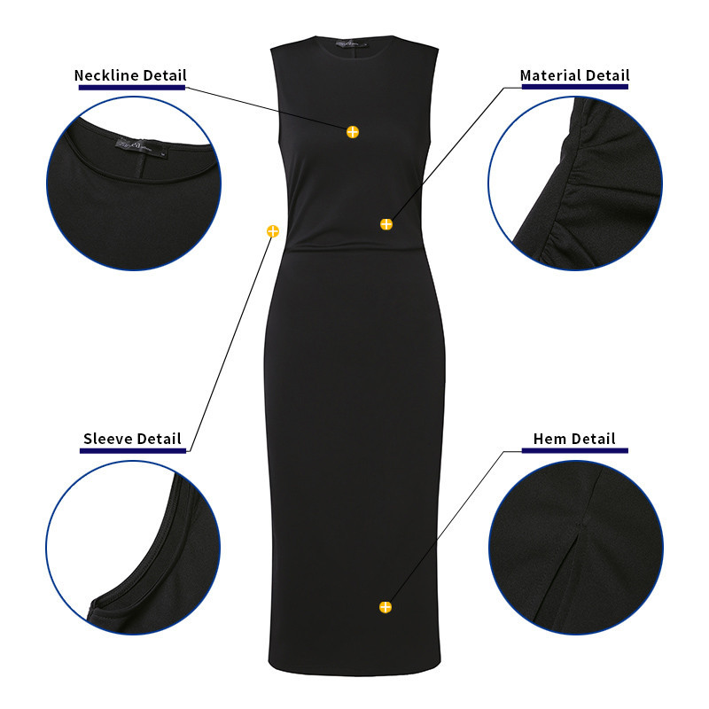 ZANZEA Women Korean Fashion Party Sleeveless Casual Pleated Dresses ...