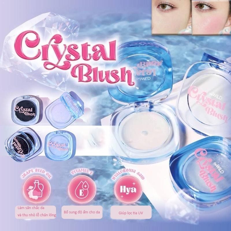 Bewild Crystal Blush transparent blush 4g natural pink plump cream ...
