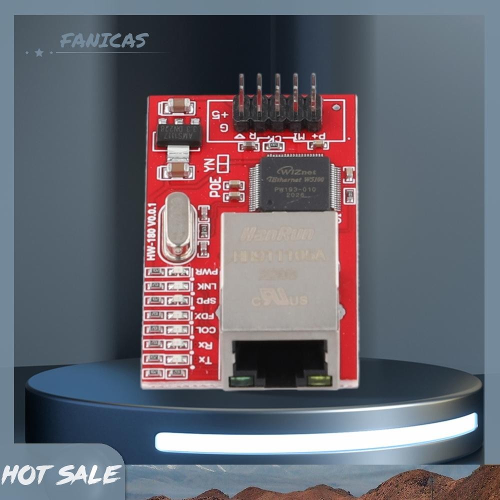 [Fanicas.my] W5100 TOP Mini LAN Ethernet Shield Network Module 3.3V SPI Interface for Arduino ...
