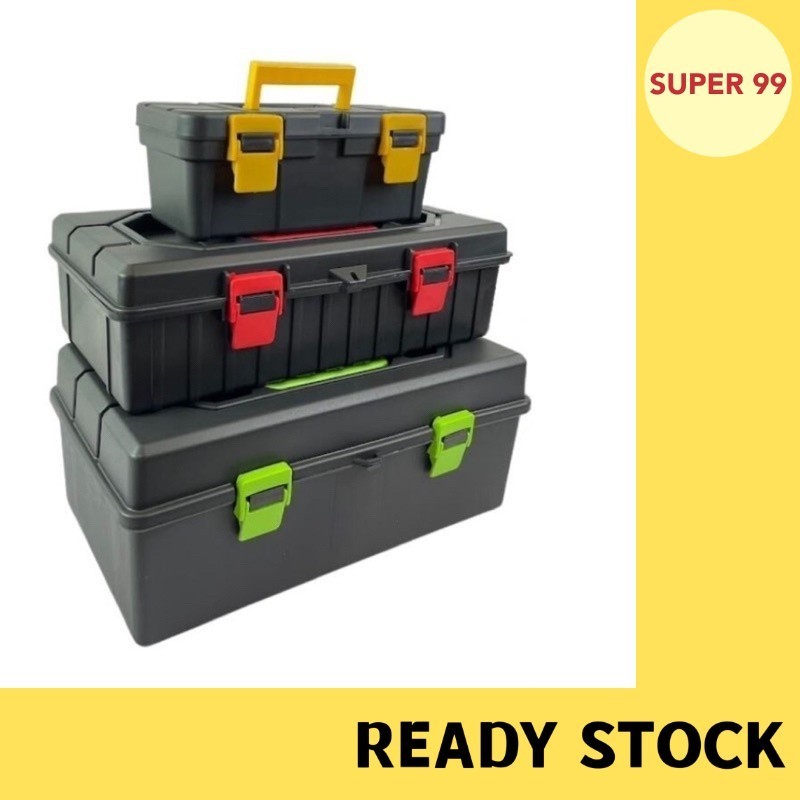 TP Tool Box Plastic Tool Box Set Spanar Box Plastic Storage Fishing Box Bekas Tool Kotak Mancing ...