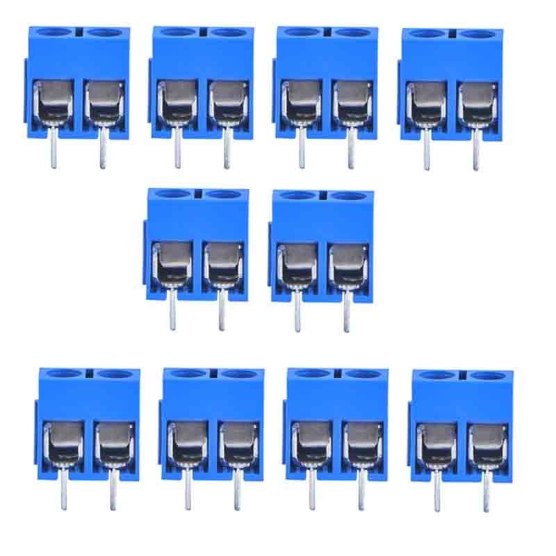 10PCS KF301-2P 3P 4P blue terminal block with 5mm Terminal block 300V ...