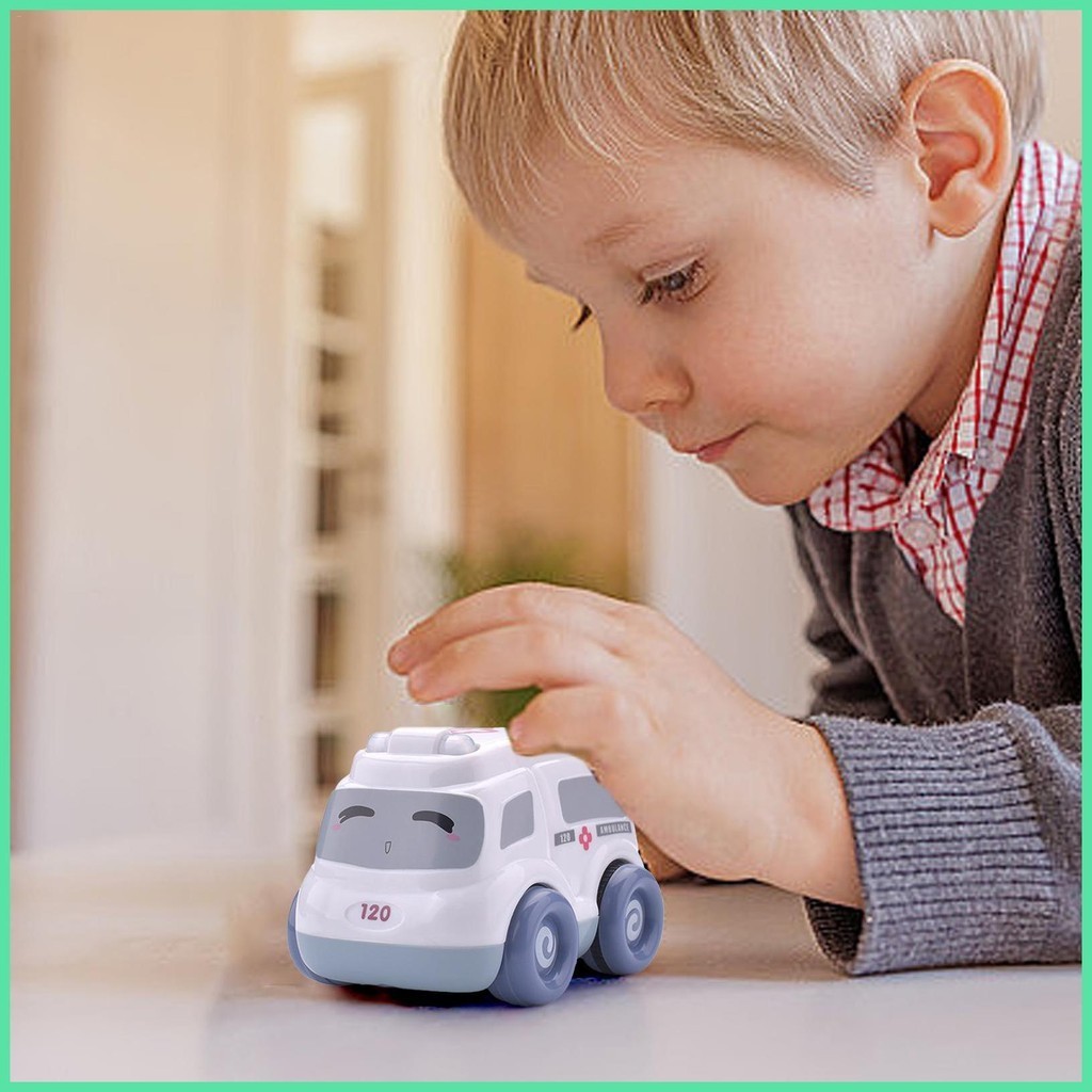 Pull Back Toy Cars Small Fire Truck Small Taxi Ambulance Toy Inertia ...