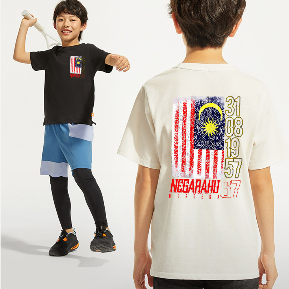Merdeka Baju Kids T Shirt Tops Casual Baby Girl Shirt Summer Malaysia ...