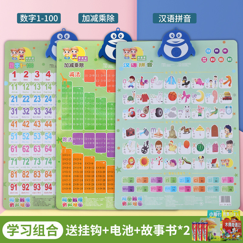 Young Children Numbers 1 to Audio Wall Chart Early Education Cognitive ...