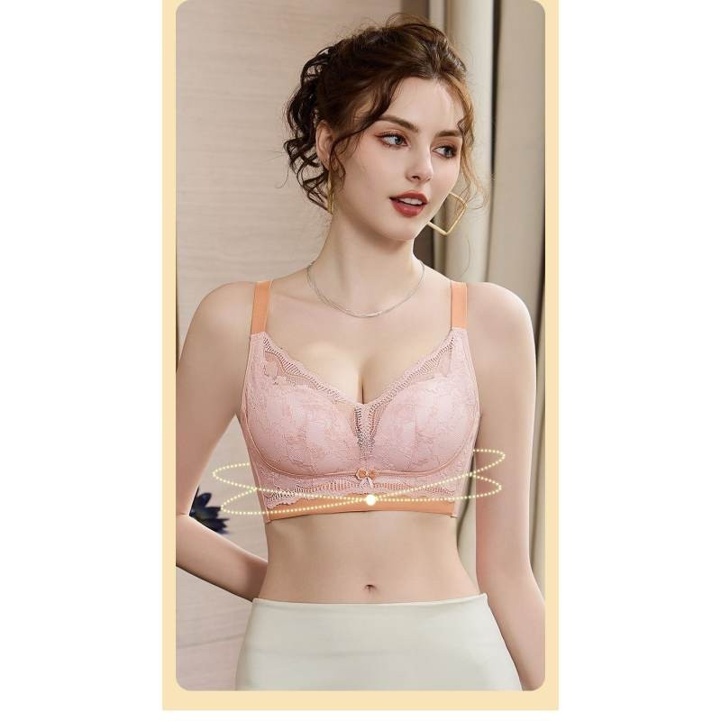 Small chest, gathered adjustable type, non-steel ring, auxiliary breast, anti-sagging, side ...