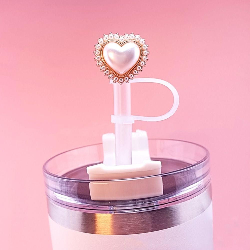 1PC 8mm Silicone Pearl Sealing Straw Plug Reusable Drinking Dust Cap ...