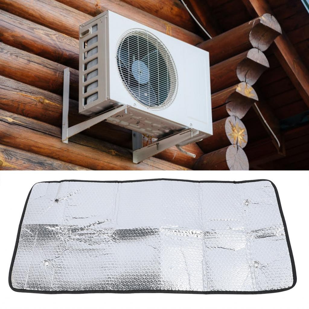 Buybybuy AC Outside Unit Cover Sun Proof Save Energy Air Conditioner ...