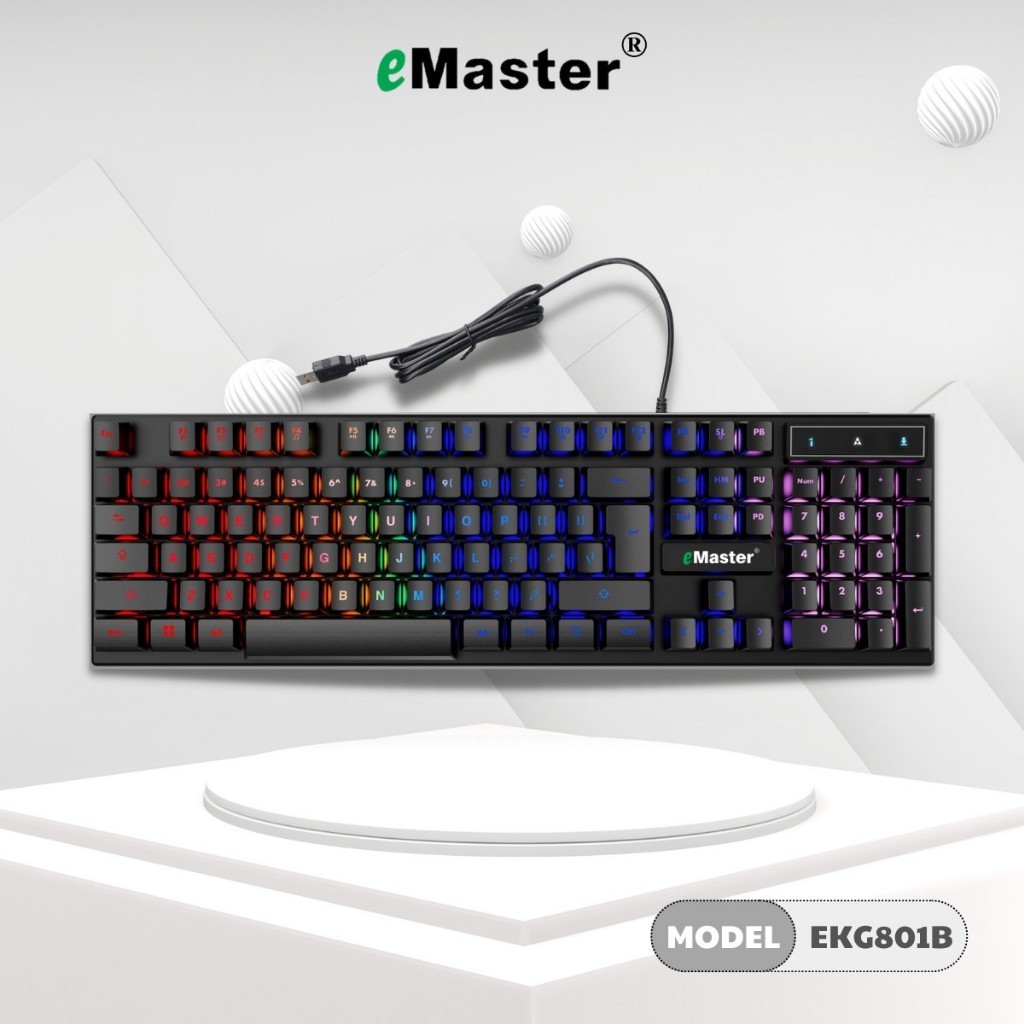 EMaster EKG801B Keyboard | Shopee Malaysia