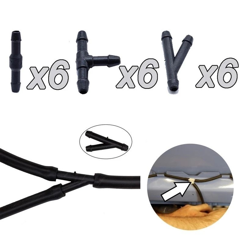 Splitter Fittings Part Replacement Universal Easily Install T/Y/I Type ...