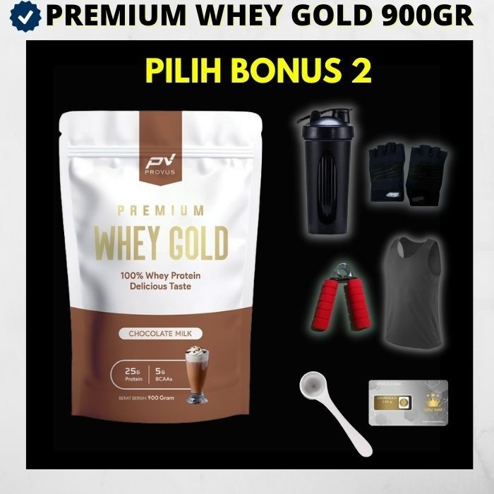 Provus Premium Whey Gold 2lbs 900 gram Milk Protein Concentrate ...