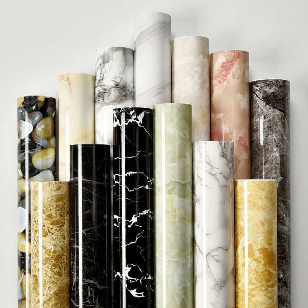 marble wallpaper wallpaper marble dinding Dapur kalis air dan tahan ...