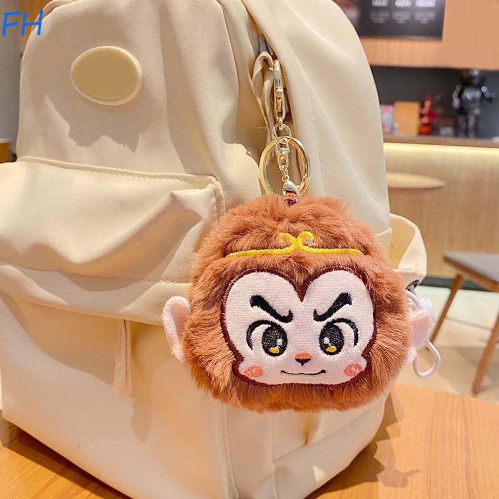 FENGHA Wukong Stuffed Dolls, Car Keyring Cartoon Black Myth Wukong ...