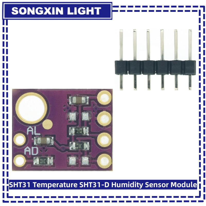 SAMIROB SHT31 Temperature SHT31-D Humidity Sensor Module ...