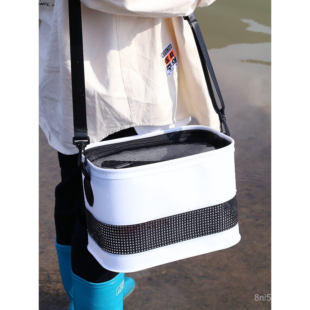 Lure Live Fish Bucket Sea-catching Thickened Stream Live Fish Bucket ...
